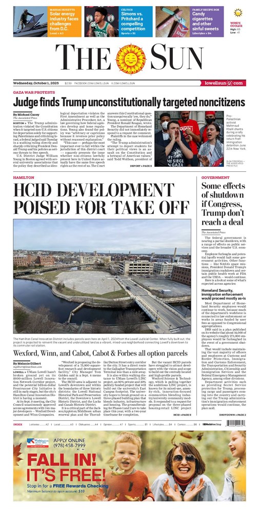 Your e-Edition is ready - Lowell Sun