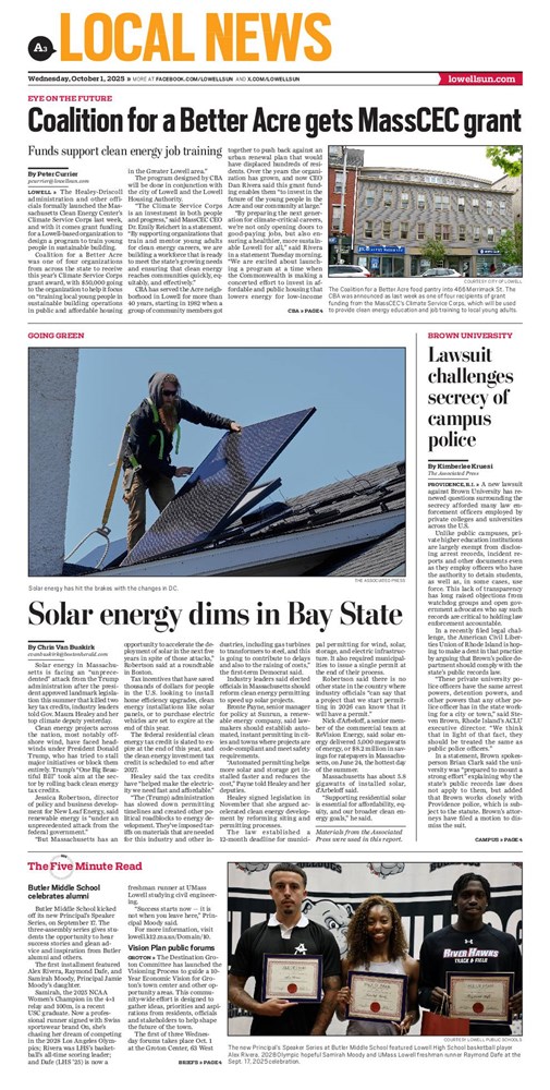 Your e-Edition is ready - Lowell Sun