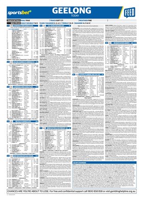 The Advertiser - TAB Form Guide