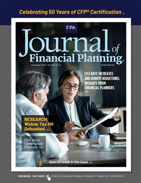 Journal of Financial Planning OPEN SAMPLES and Emails