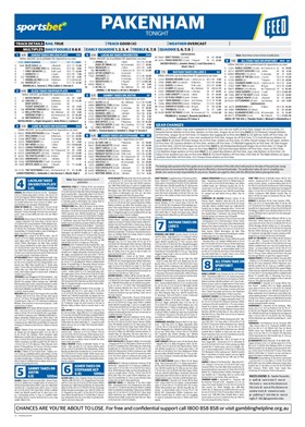 The Advertiser - TAB Form Guide
