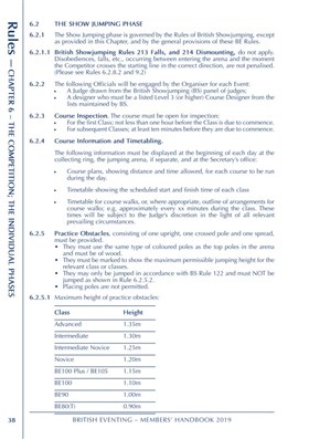 British Eventing Rulebook