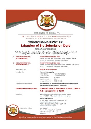 Vacancies and Tenders - The Namibian