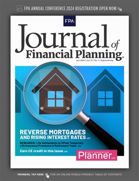 Journal of Financial Planning OPEN SAMPLES and Emails