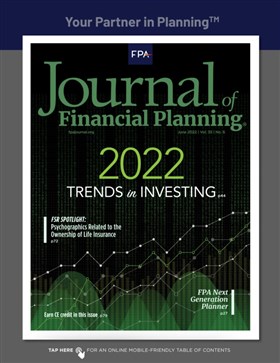 Journal of Financial Planning OPEN SAMPLES and Emails