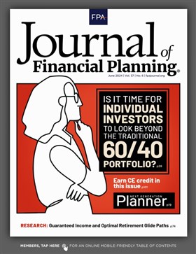 Journal of Financial Planning OPEN SAMPLES and Emails