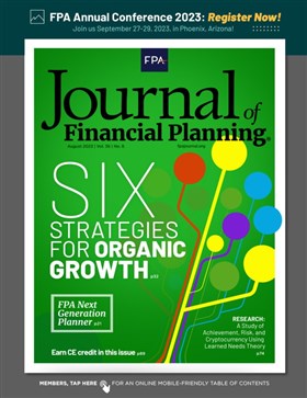Journal of Financial Planning OPEN SAMPLES and Emails