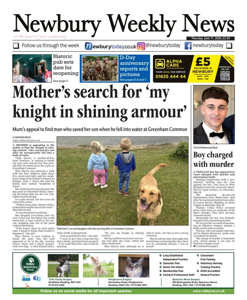 Local news for Newbury, Berkshire from the Newbury Today